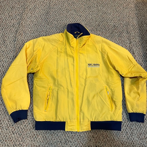 Vintage | Jackets & Coats | Vintage Yellow West Virginia University ...